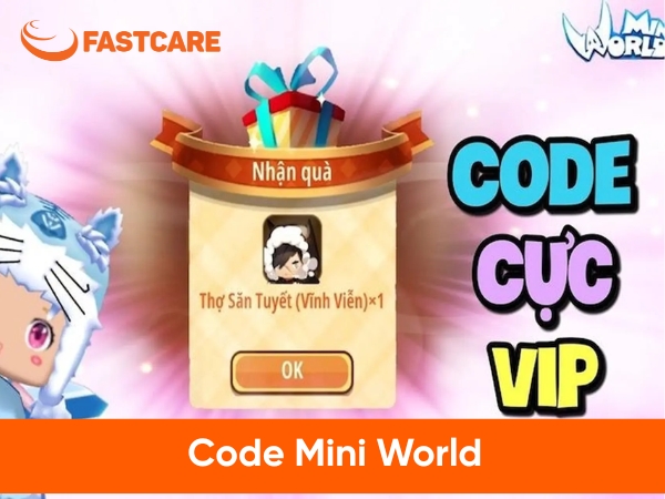 Code Mini World CREATA 12/2025 nhận Free MAP Sa mạc, núi lửa