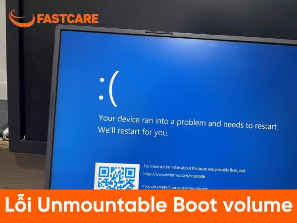 Sửa lỗi Unmountable Boot Volume trên Windows 10/11 chi tiết